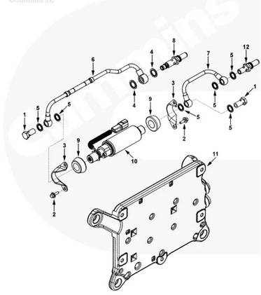 Насос топливный (ТННД) ISLe евро3 3968190, 4937766, 5260634, 3968189 ...